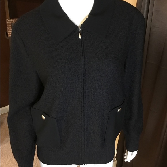 St. John | Jackets & Coats | St John Caviar Jacket | Poshmark